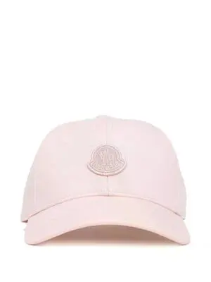 Moncler Logo-appliqué Baseball Cap - Pink