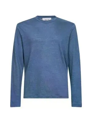 D4.0 Round-neck Long-sleeves Top