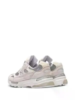 NEW BALANCE 992 Leather And Mesh Sneakers