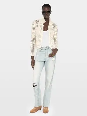 Zadig&Voltaire Voltyz Crocheted Cardigan - Ecru
