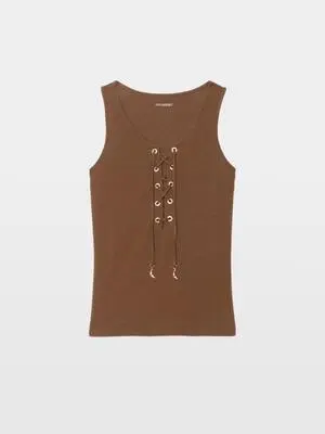 Zadig&Voltaire Ana Sleeveless Top - Coconut