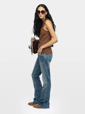 Zadig&Voltaire Ana Sleeveless Top - Coconut