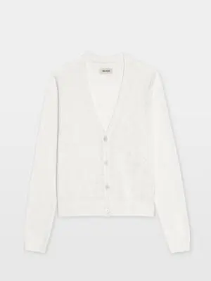 Zadig&Voltaire Manala Cardigan - Eggshell