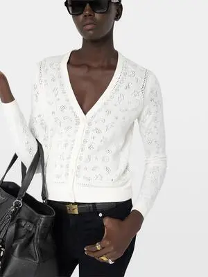 Zadig&Voltaire Manala Cardigan - Eggshell
