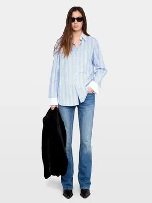 Zadig&Voltaire Striped Poplin Shirt - Sixtine