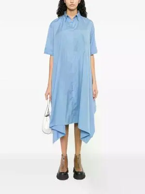 JNBY Striped Asymmetric Hem Dress