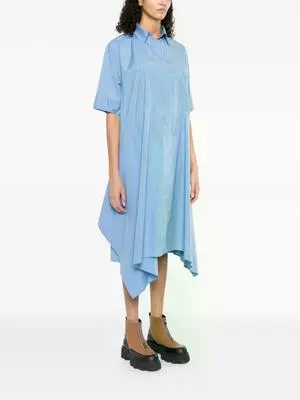 JNBY Striped Asymmetric Hem Dress