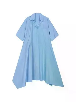 JNBY Striped Asymmetric Hem Dress - Blue