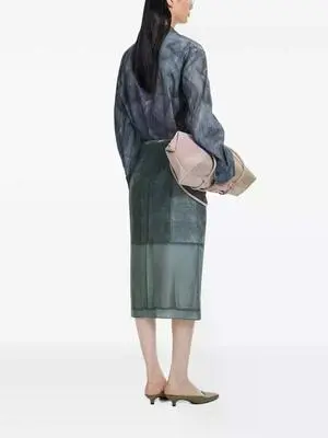 JNBY Contrast-tone Midi Skirt