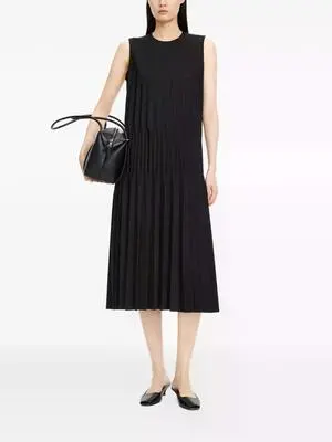 JNBY Pleated Sleeveless Dress - Black