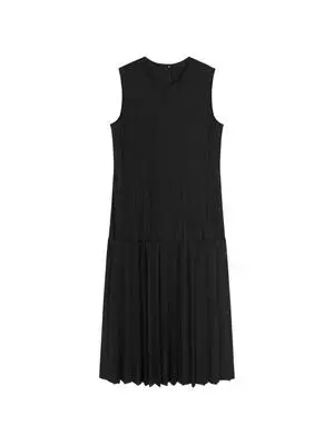 JNBY Pleated Sleeveless Dress - Black