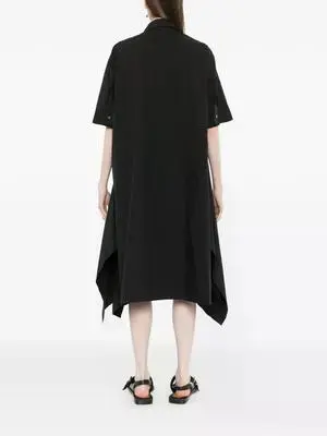 JNBY Asymmetric Hem Short-sleeved Dress