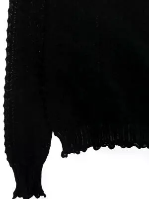 JNBY Gathered Hem V-neck Top