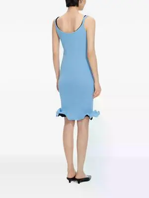 JNBY Mini Dress With Budding Hem - Blue