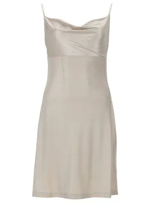 Versace Mini Abito In Raso - Ivory