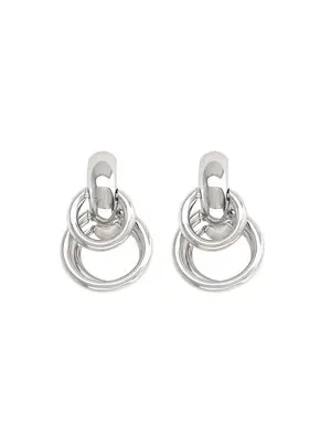 PANCONESI Huggies Earrings - Silver