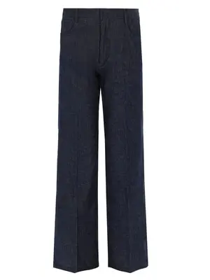 Max Mara Pantalone In Denim Abete