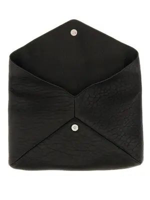 Saint Laurent Pochette Envelope Cassandre Large - Black