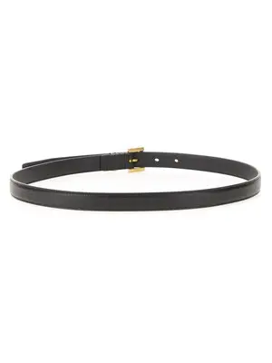 Saint Laurent Cassandre Belt - Black