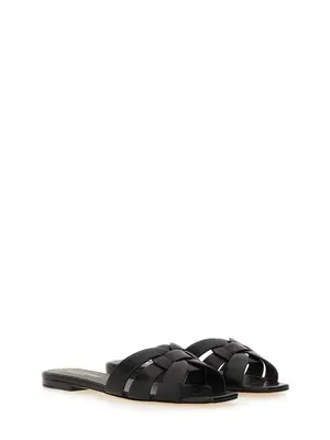 Saint Laurent Tribute Mules - Black