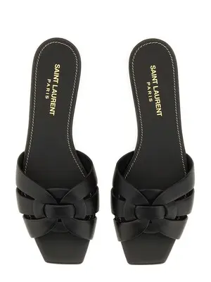 Saint Laurent Tribute Mules - Black
