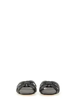 Saint Laurent Tribute Mules - Black