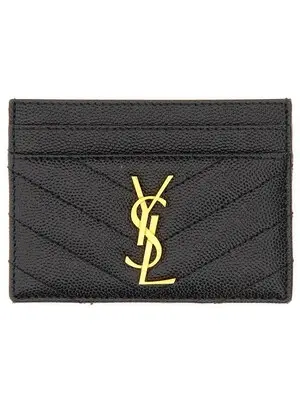 Saint Laurent Portacarte "cassandre - Black