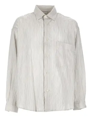 AMISH SUPPLIES Cotton Crinkle Shirt - Beige