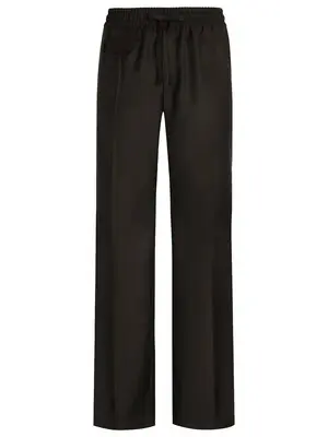 Dolce & Gabbana Wool Knit Jogging Pants - Black