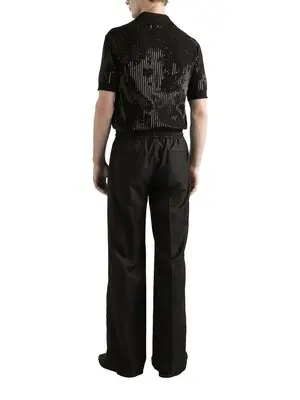 Dolce & Gabbana Wool Knit Jogging Pants - Black