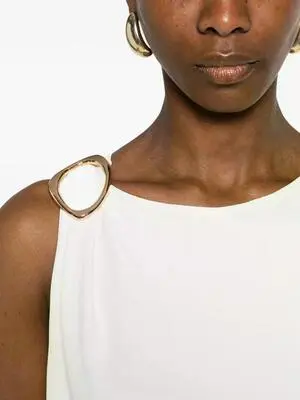 PENNYBLACK Ring-detail Sleeveless Blouse - Neutrals