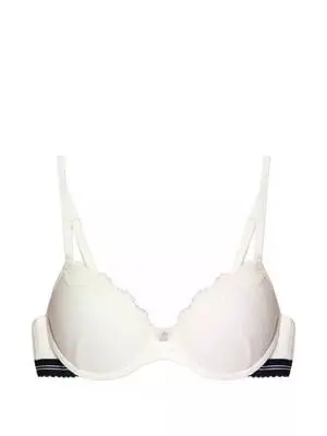 Emporio Armani Lace-trim Bra - Neutrals