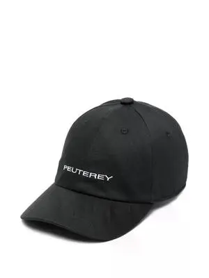 Peuterey Logo-embroidered Baseball Cap - Black