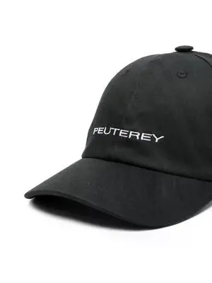 Peuterey Logo-embroidered Baseball Cap - Black