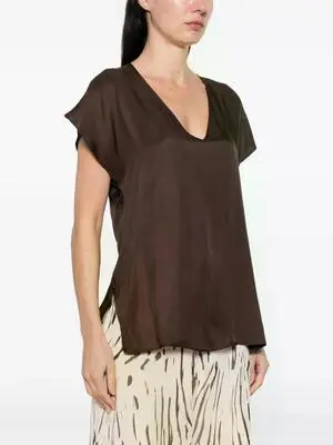 PENNYBLACK V-neck Top With Side Slits