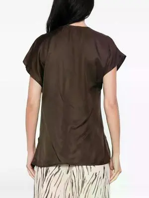 PENNYBLACK V-neck Top With Side Slits