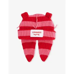 CHARLES JEFFREY Rabbit Wool-blend Beanie - Red