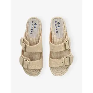 Manebí Hamptons Nordic Canvas Sandals - Camel