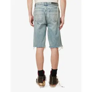 PALY HOLLYWOOD Belted Distressed Shorts