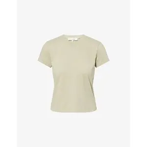 Frame Round Neck Tops