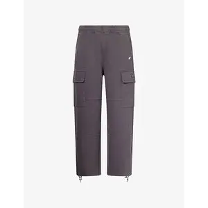 A BATHING APE Cargo Patch-pocket Cotton Jogging Bottoms