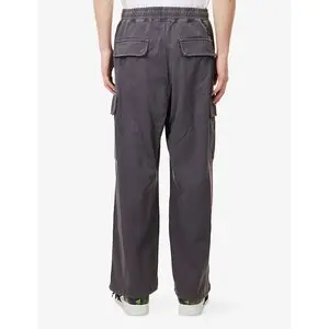 A BATHING APE Cargo Patch-pocket Cotton Jogging Bottoms