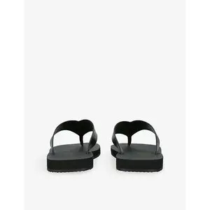 THE ROW Dune Classic Ginza Leather Sandals - Black