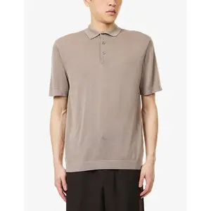 RAITH Pablo Short-sleeve Knitted Polo Top