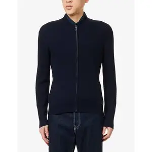 NOBL Atlas Zip-up Knitted Bomber Jacket