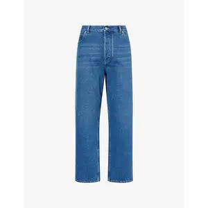 Bottega Veneta Five-pocket Wide-leg Denim Jeans
