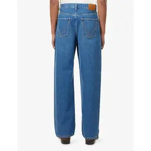 Bottega Veneta Five-pocket Wide-leg Denim Jeans