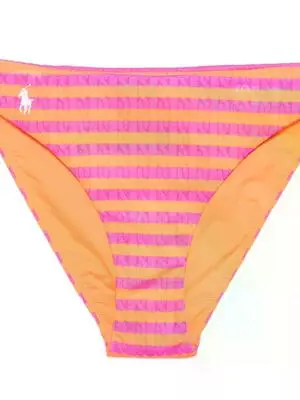 Polo Ralph Lauren Striped Bikini Bottoms - Pink