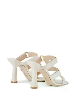 Elisabetta Franchi Logo Detail Strappy High Heel Sandals