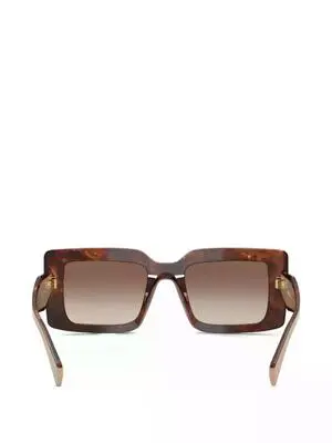 Prada Square-frame Sunglasses - Brown